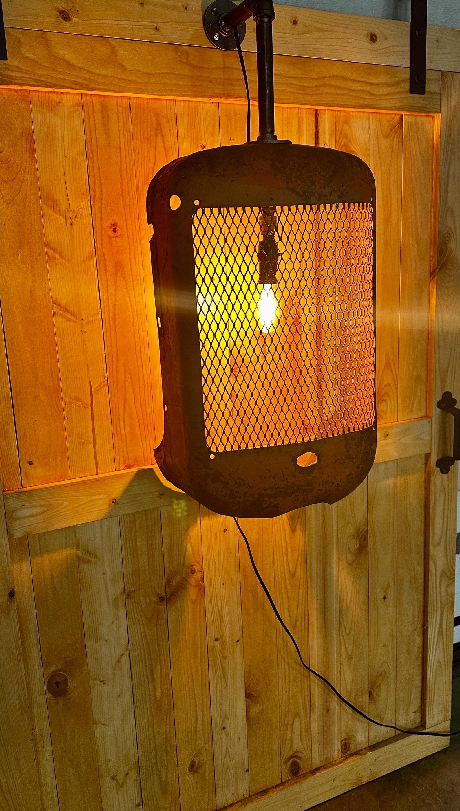 Alice Chalmers Grille Lamp - Etsy
