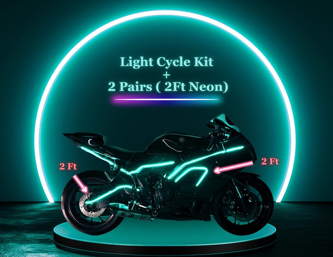 RGB Motorcycle Lighting Kit Light Cycles, Tron Inspired - Etsy
