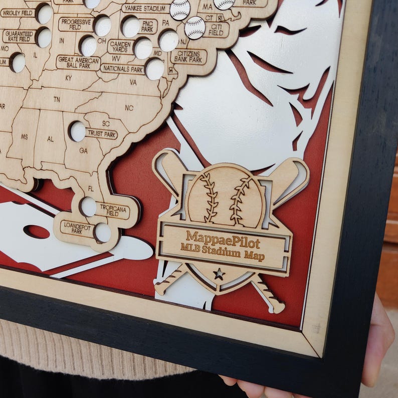 Baseball Stadium Map, MLB Stadium Map, Baseball Parks Map, Ballpark ...