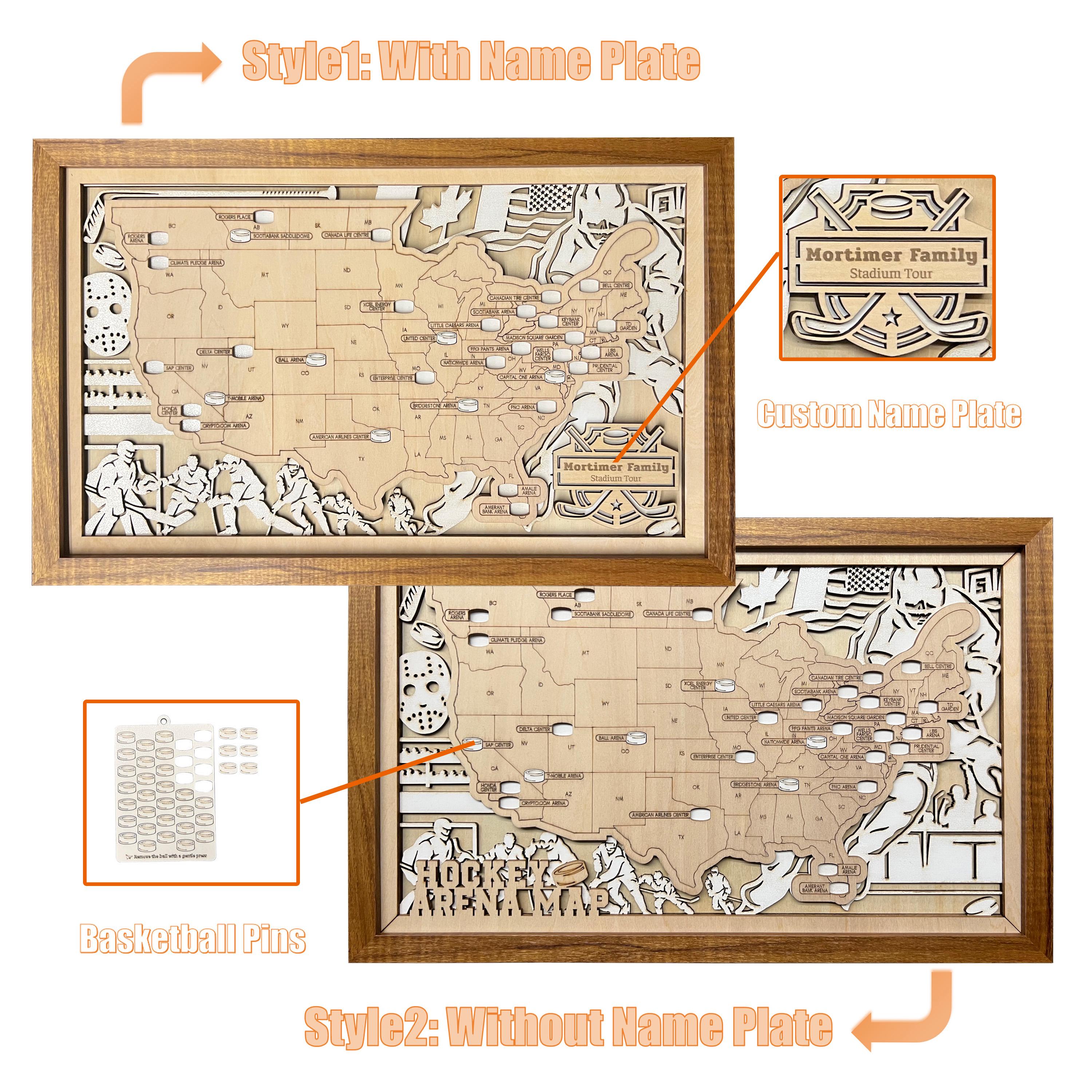 Hockey Rink Map, NHL Stadium Map, Ice Hockey Arena Map, Ice Hockey Wood ...