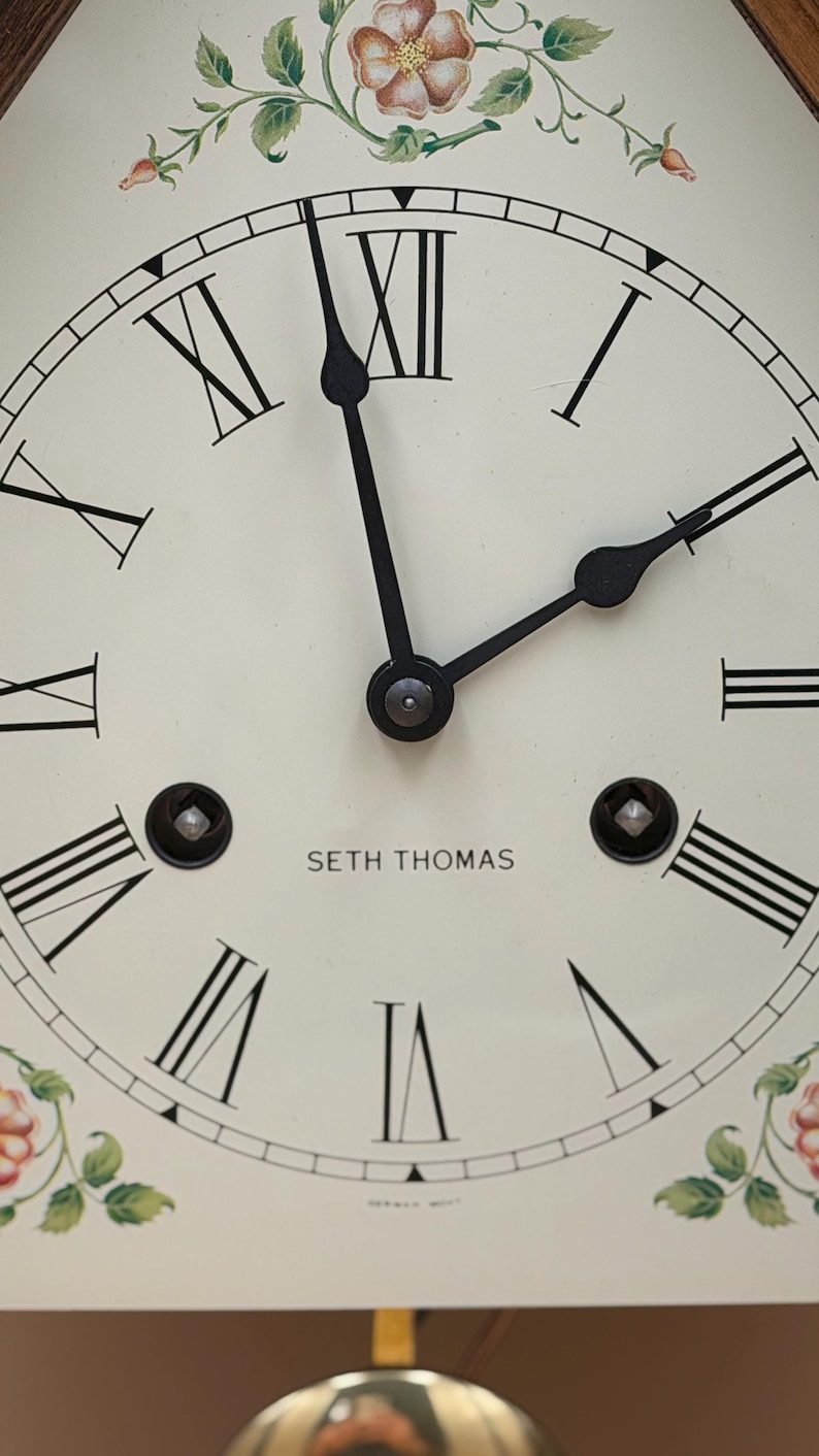 Vintage Seth Thomas Mantel Clock – Cleaned & Oiled – Hour and Half-hour ...