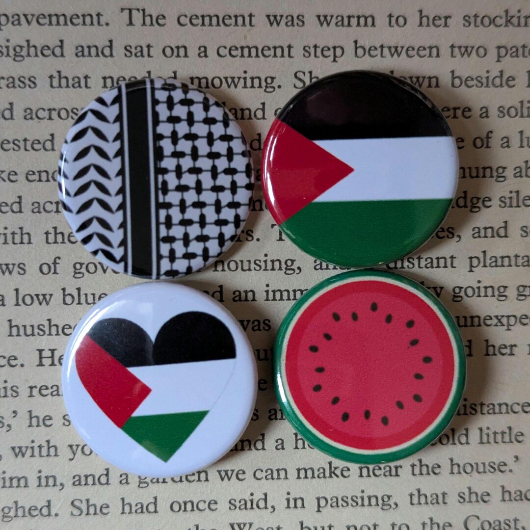 Free Palestine 1 Inch Badges, Pins, Buttons, Pinback, Palestinian ...