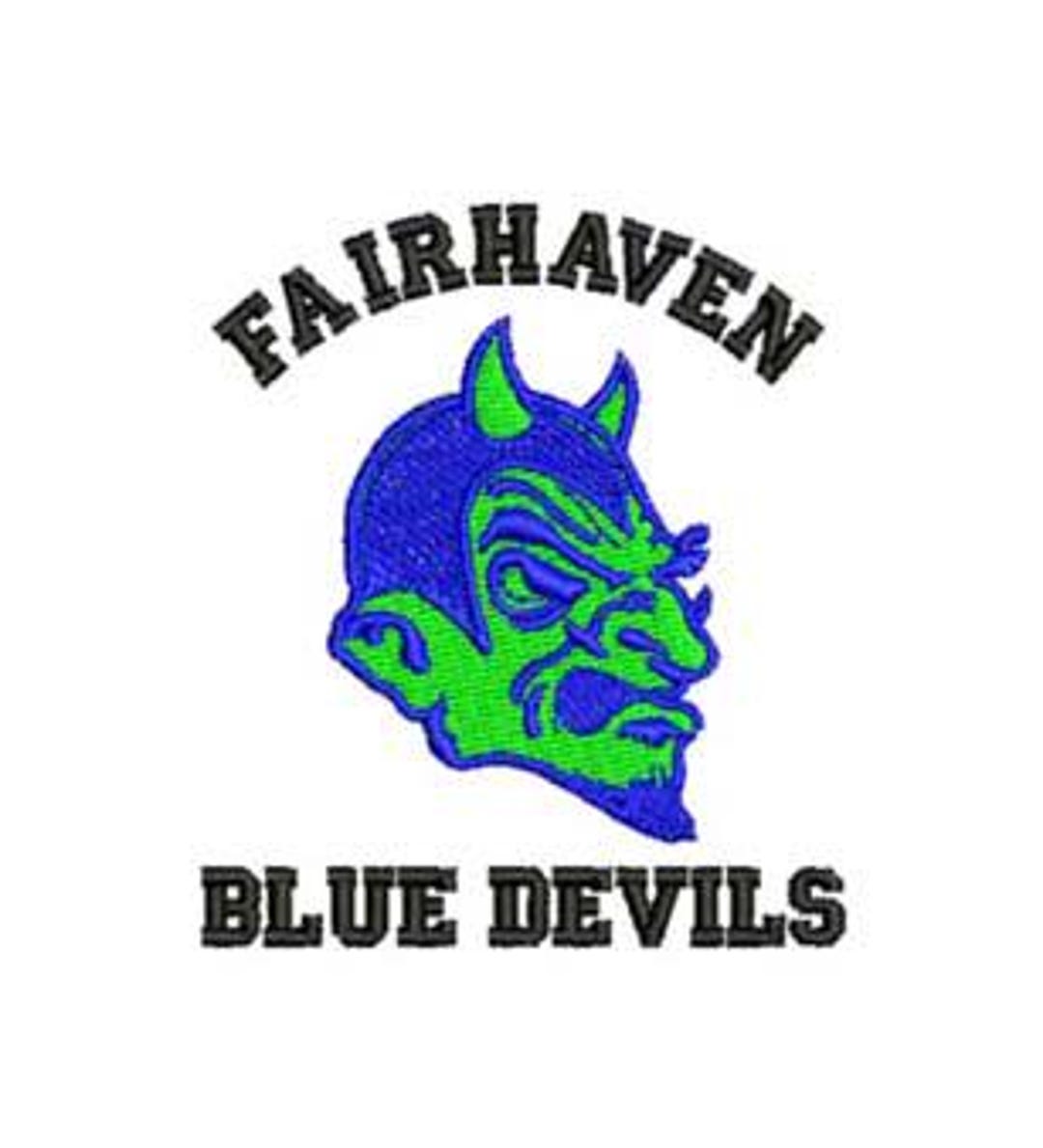 Devil Embroidery , Blue Devil , Devil Logo , Blue Devil Logo, King ...