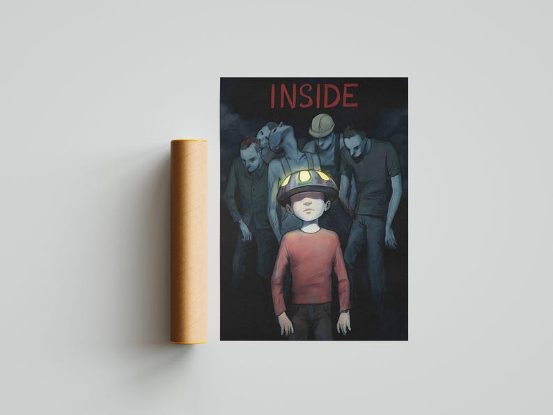 Inside Poster | Gaming Poster | Inside Print | Video Game Poster ...