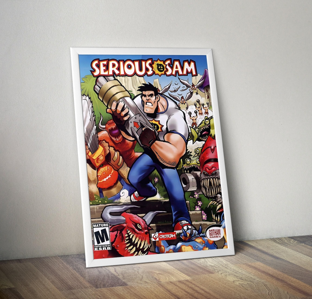 Serious Sam Poster | Gaming Poster | Serious Sam Prints | Video Game ...
