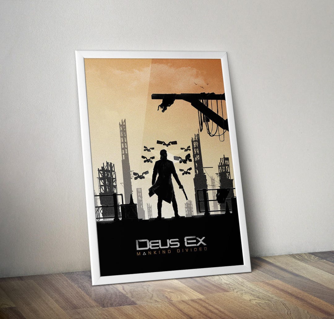 Deus Ex Poster | Deus Ex Prints | Gaming Posters | RPG Poster | Video ...