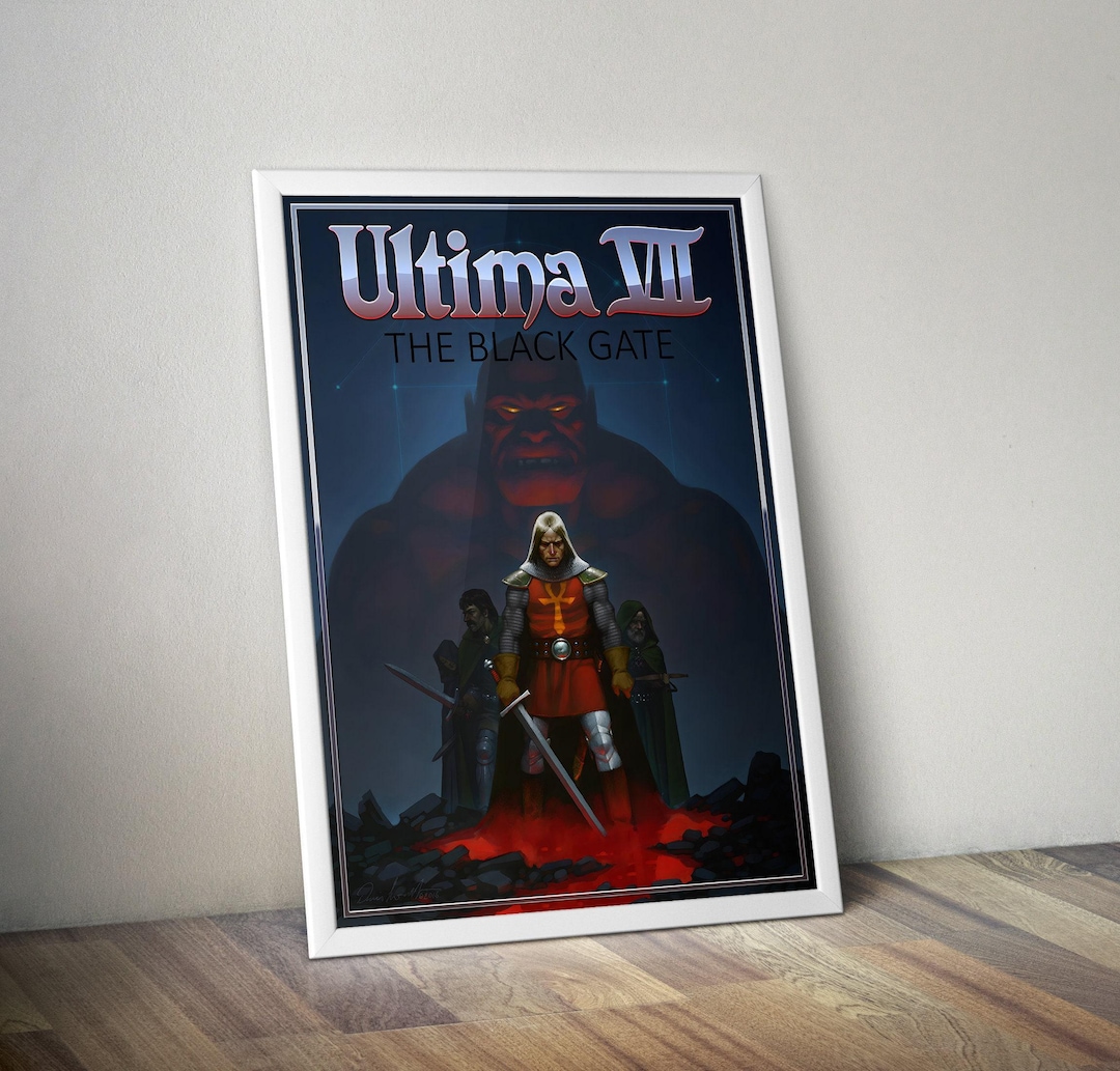 Ultima VII: the Black Gate Poster | Gaming Posters | Ultima Series ...