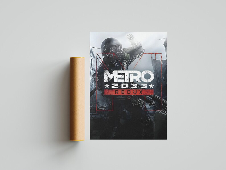 Metro Redux Poster | Gaming Poster | Metro Redux Print | Video Game ...