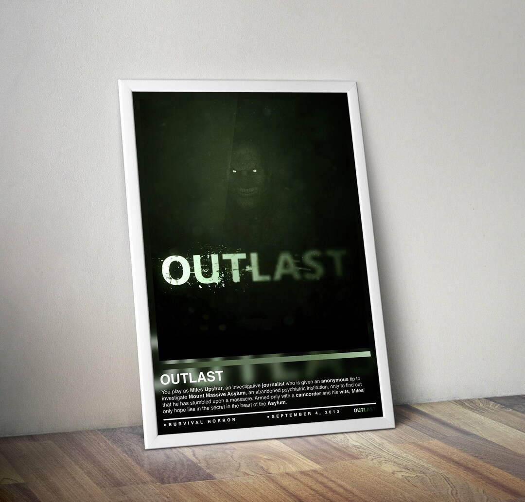 Outlast Poster Print | Outlast Cover | Gaming Posters | 4 Colors ...