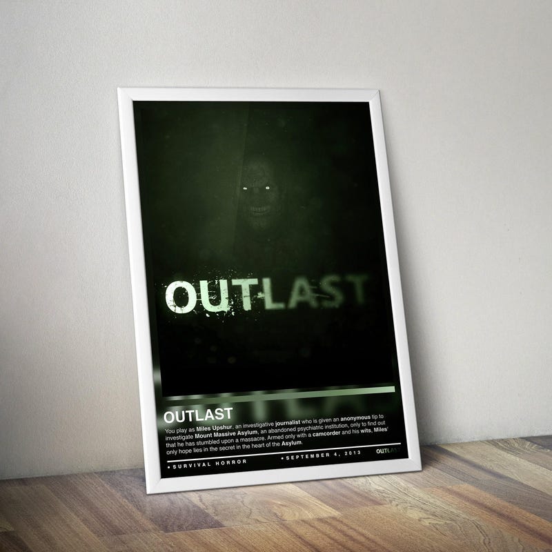 Outlast Trials Poster - Etsy