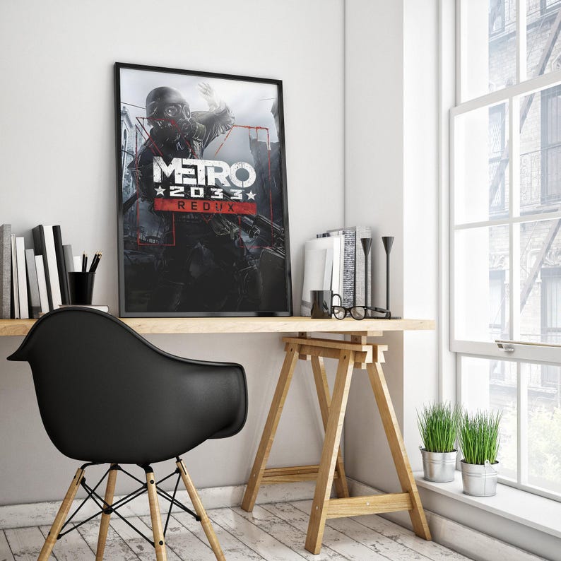 Metro Redux Poster | Gaming Poster | Metro Redux Print | Video Game ...