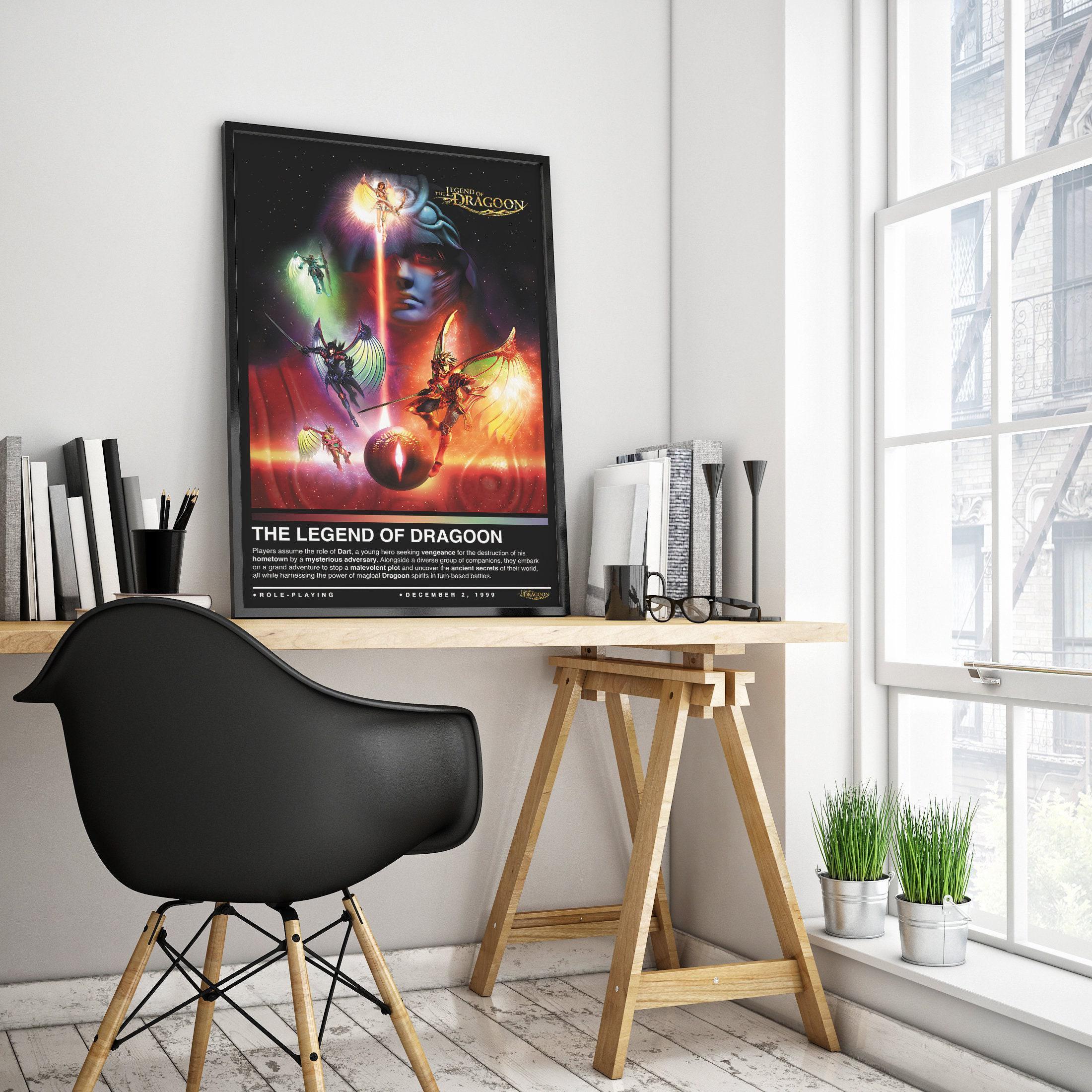 The Legend of Dragoon Poster Print | Gaming Posters | 4 Colors | Gaming ...