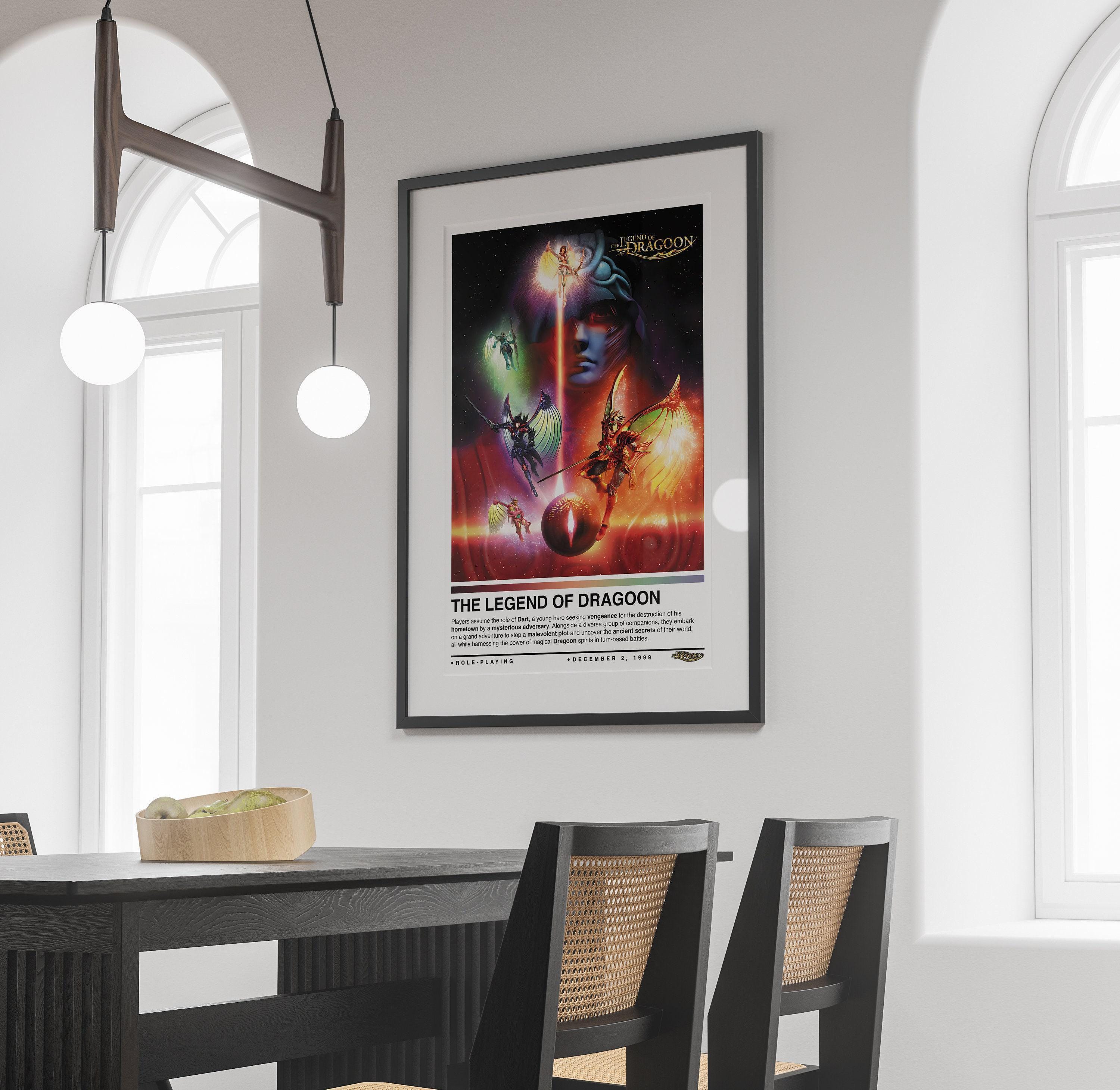 The Legend of Dragoon Poster Print | Gaming Posters | 4 Colors | Gaming ...