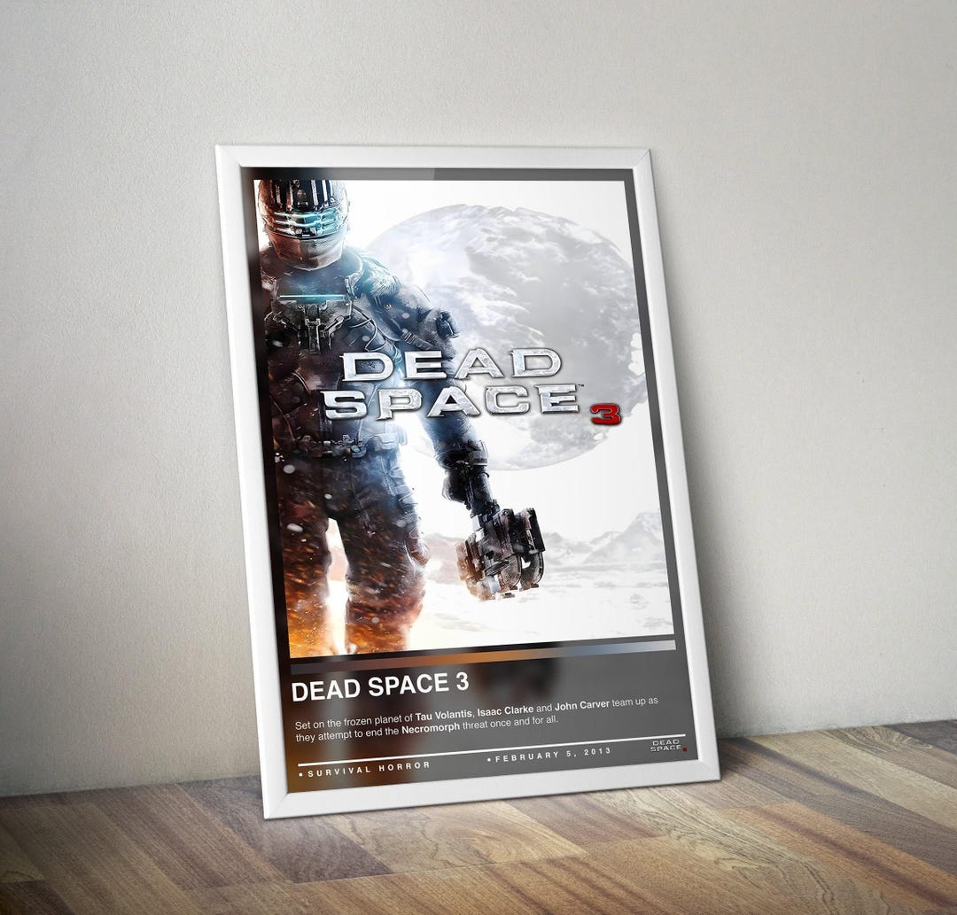 Dead Space 3 Poster Print | Dead Space 3 Cover | Gaming Poster | 4 ...