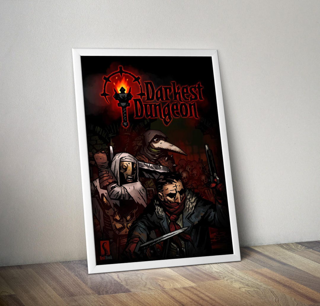 Darkest Dungeon Poster | Darkest Dungeon Prints | Roguelike Game Poster ...