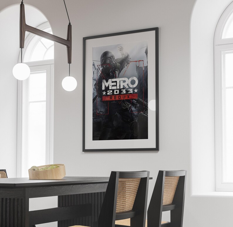 Metro Redux Poster | Gaming Poster | Metro Redux Print | Video Game ...