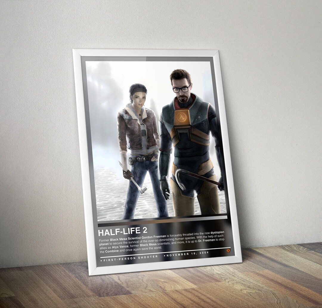 Half-life 2 Poster | Half-life Print | Gaming Posters | 4 Colors ...