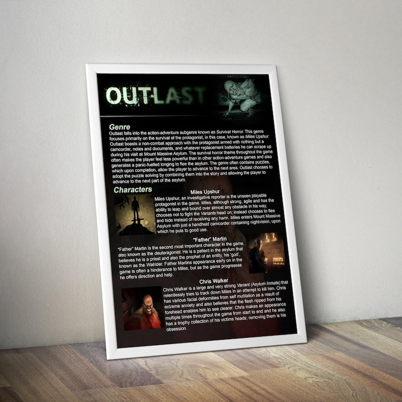 Outlast Trials Poster - Etsy