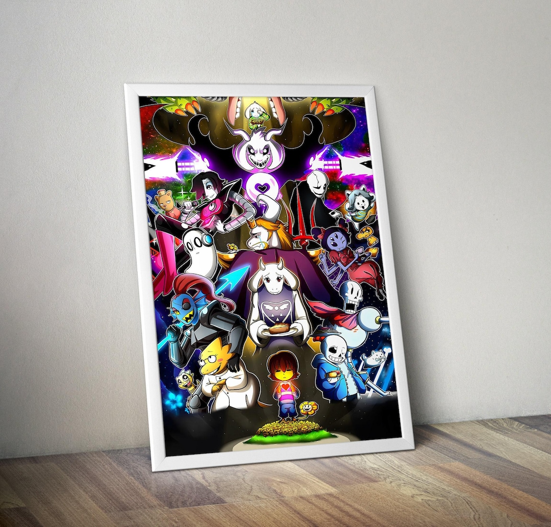 Undertale Poster | Undertale Prints | RPG Posters | Characters Posters ...