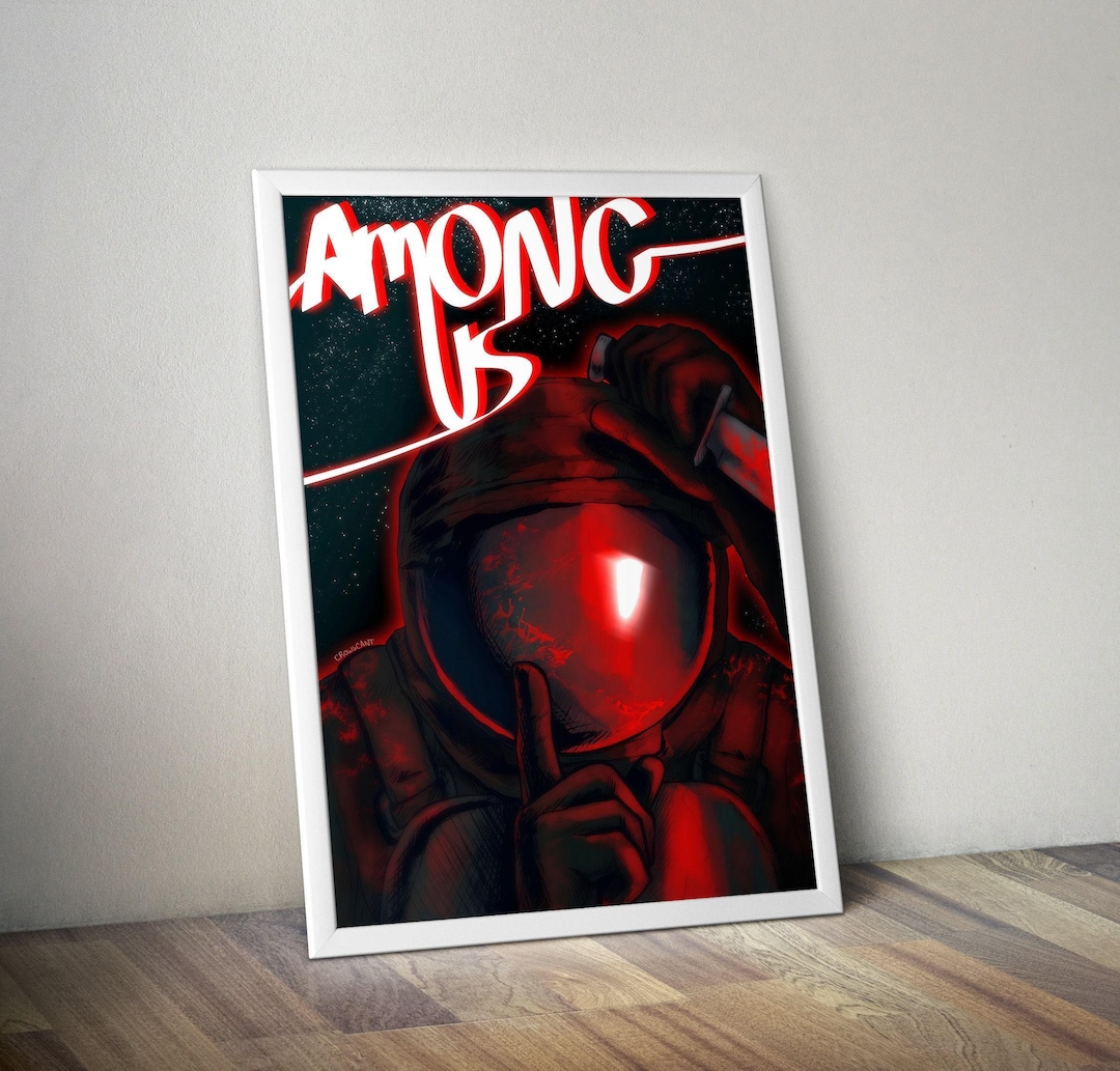 Among Us Poster | Gaming Poster | Among Us Print | Impostor Poster ...