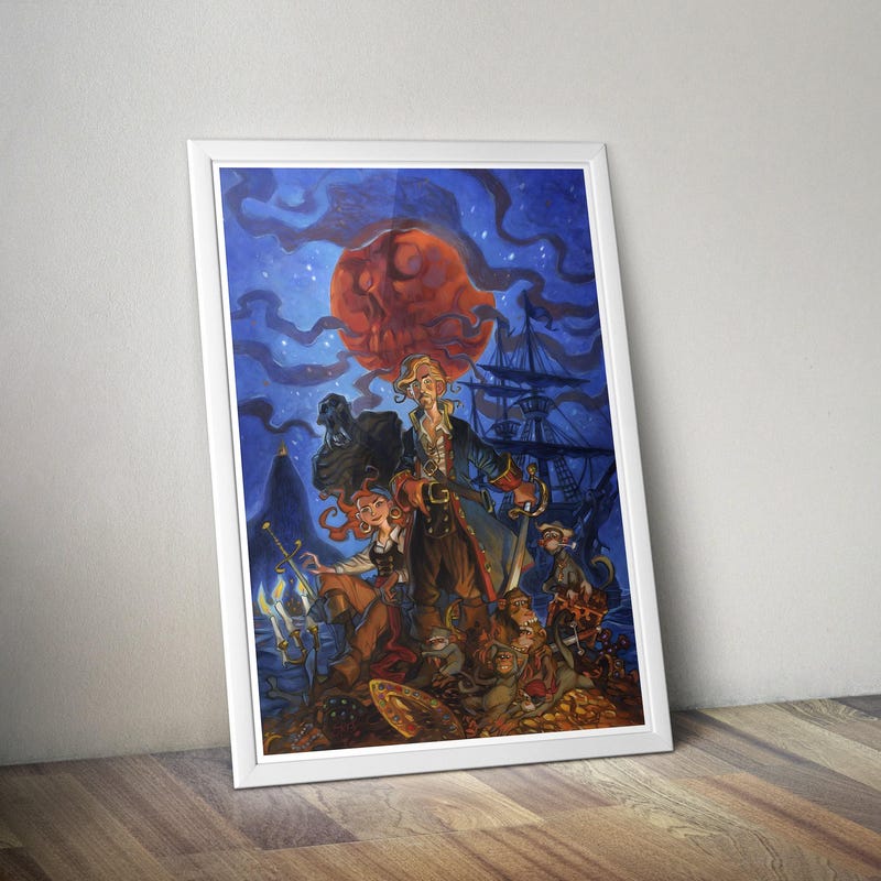 Monkey Island Game Poster - Etsy
