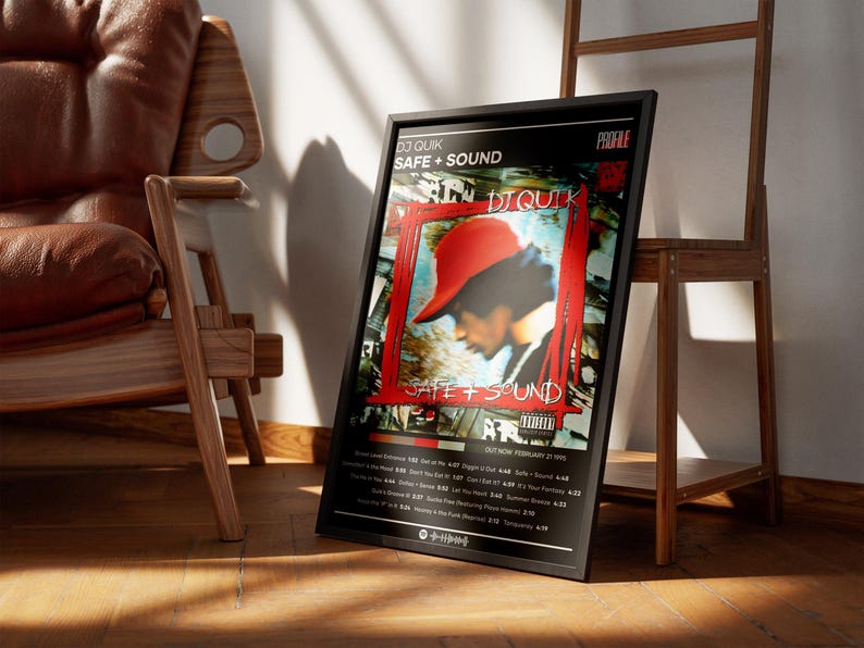 DJ Quik - Safe + Sound Poster | Album Cover Poster | 4 Colors | High ...
