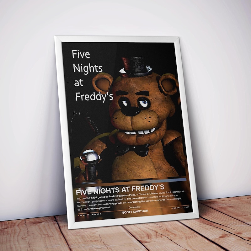 Five Nights at Freddy's 4 Game Poster - Etsy