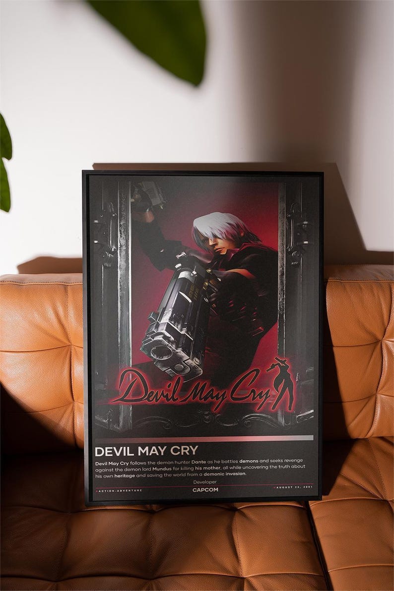 Devil May Cry Poster | Video Game Poster | 4 Colors | High Quality ...