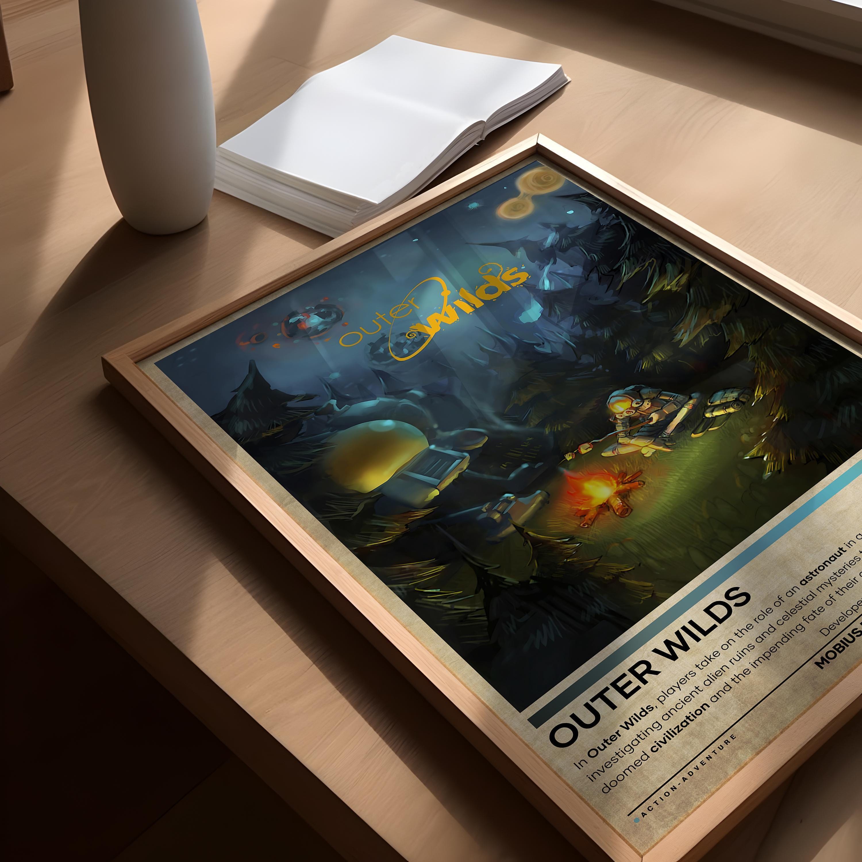 Outer Wilds Poster | Video Game Poster | 4 Colors | High Quality Matte ...