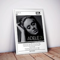 Adele - 21 Poster | Album Cover Poster | 4 Colors | High Quality Print ...