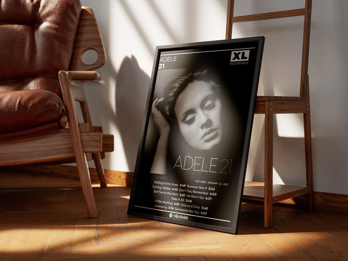 Adele - 21 Poster | Album Cover Poster | 4 Colors | High Quality Print ...