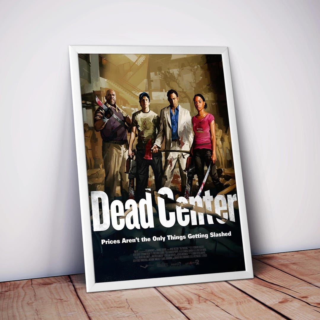 Left 4 Dead 2 Poster | Dead Center Campaign Art | Zombie Apocalypse ...
