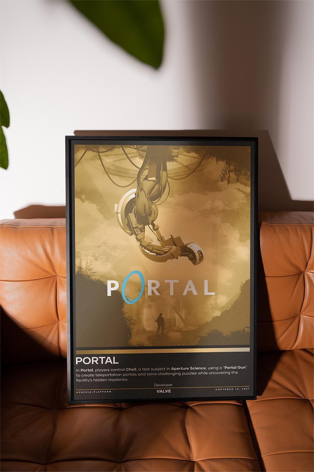 Portal Poster | Video Game Poster | 4 Colors | High Quality Print ...
