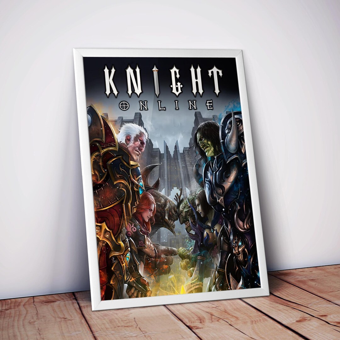 Knight Online Poster | MMORPG Gaming Poster | High Quality Matte Print ...