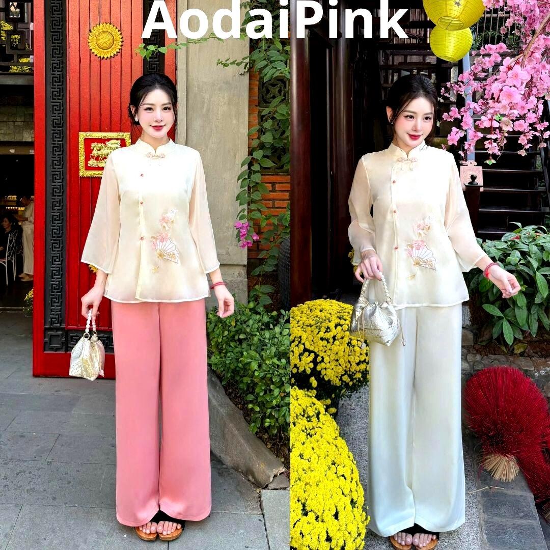 Pre-made, Women’s Buddhist Temple Outfit, Temple Wear Voan Silk Outfit ...