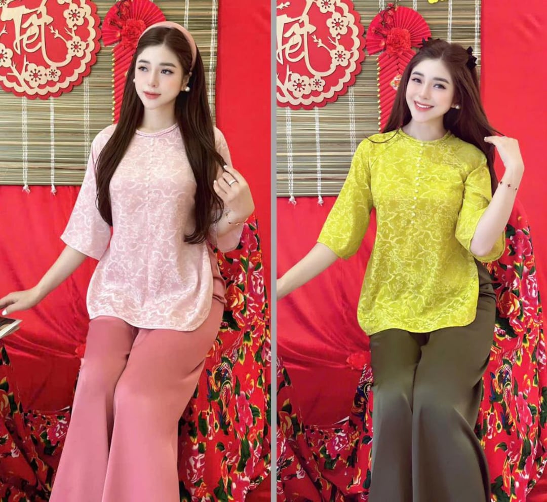 Pre-made - Ao Ba Ba - Women’s Temple Attire Set – Premium Silk Buddhist ...