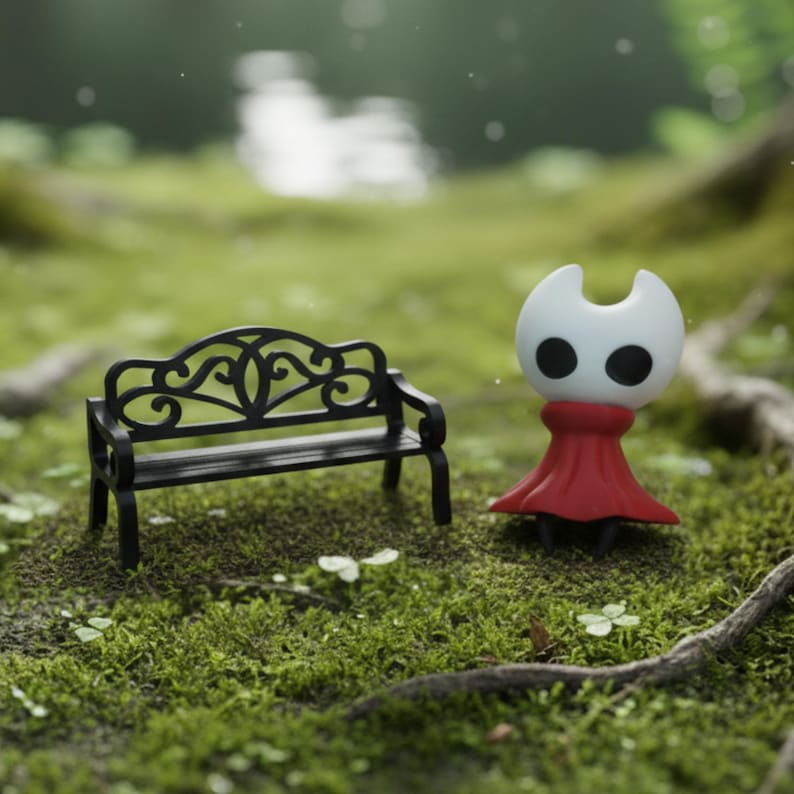 Hollow Knight Chibi Sitting Hornet 3D Printed Figure｜desk Companion ...