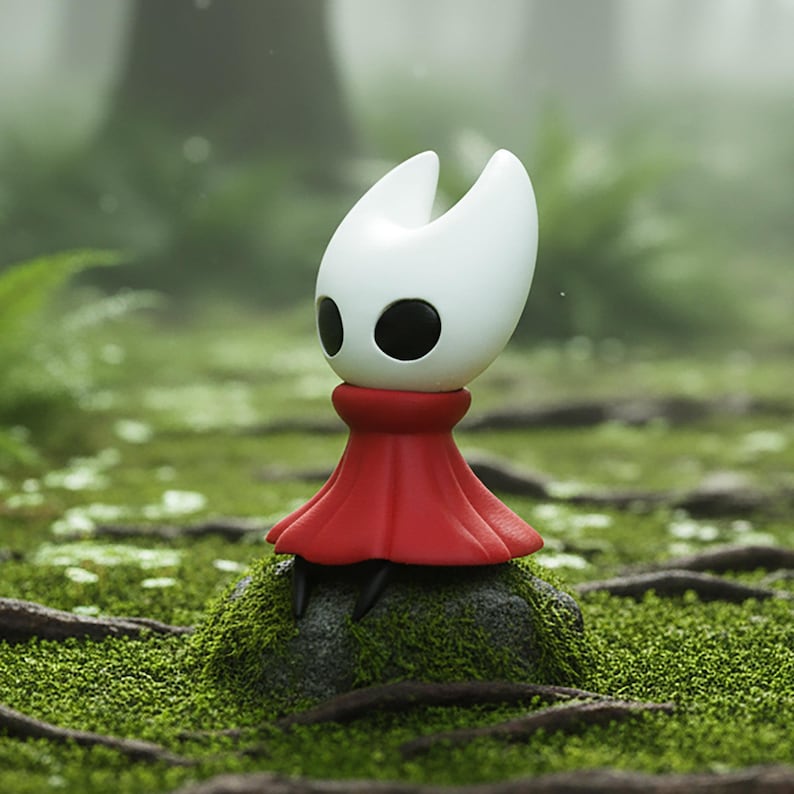 Hollow Knight Chibi Sitting Hornet 3D Printed Figure｜desk Companion ...