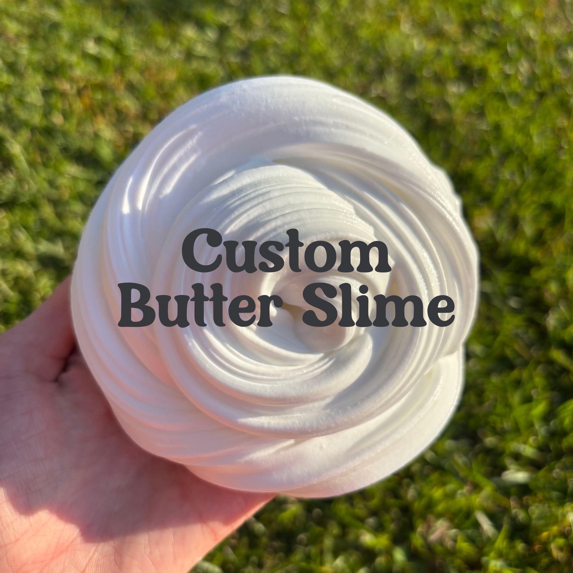 Customizable Butter Slime – Unscented, Pick Your Color & Sprinkles - Etsy