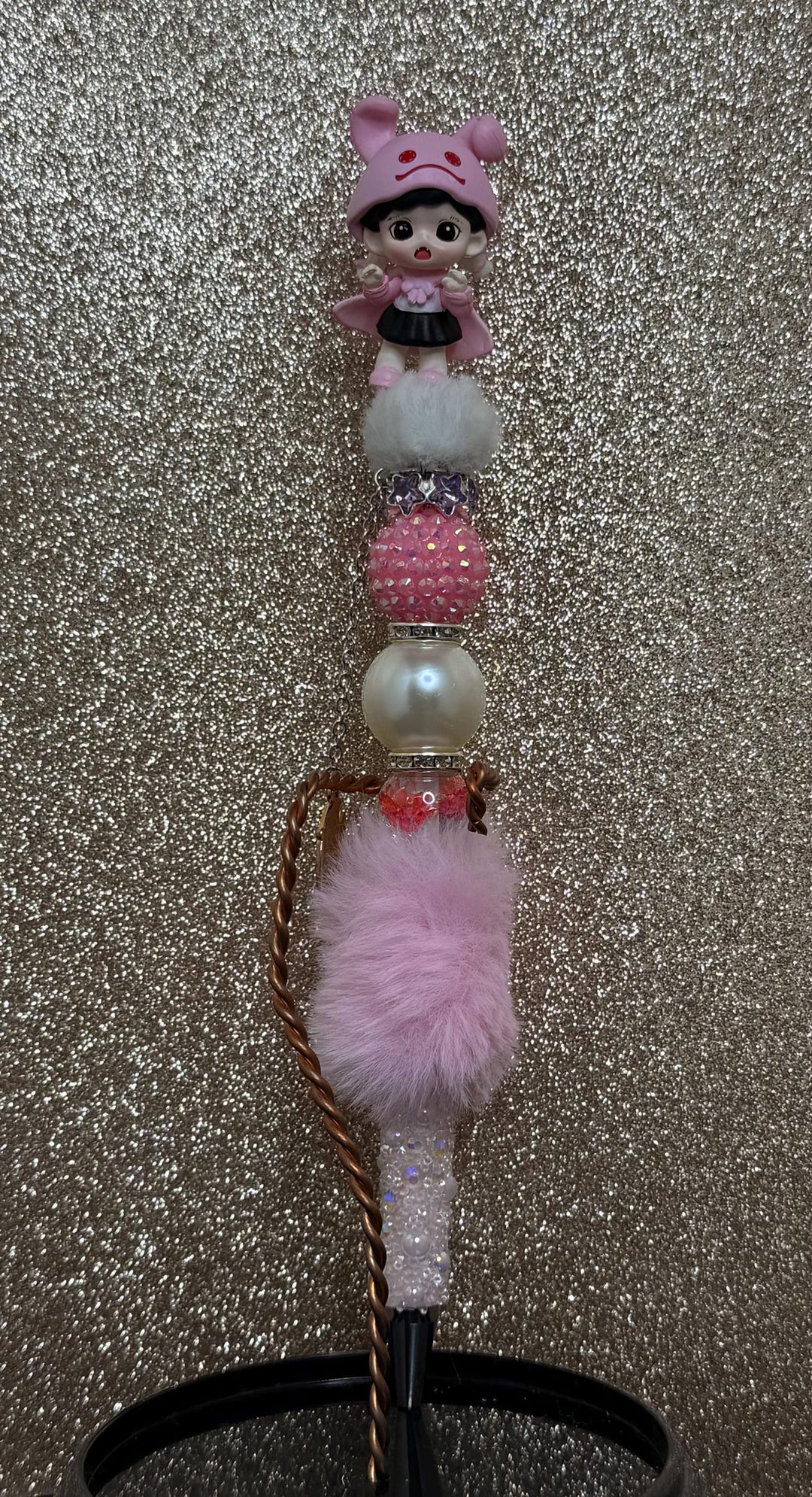 Hand-beaded Baby Zora Fancy Fury Pen: Custom Figure Stylus - Etsy