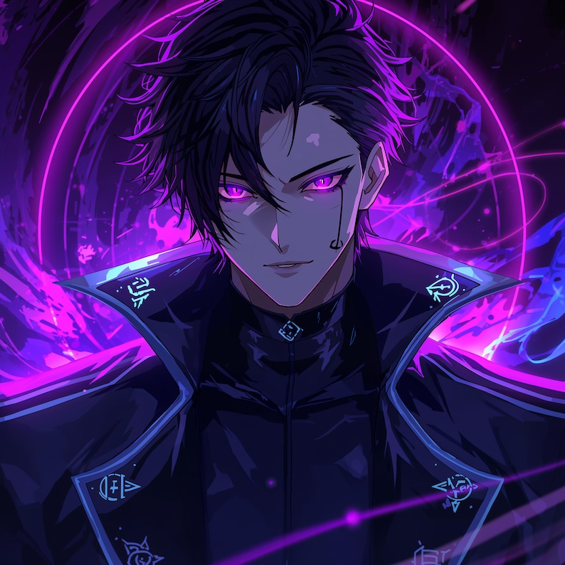 Solo Leveling Anime PFP Pack: Dark Neon Portraits (digital Download ...
