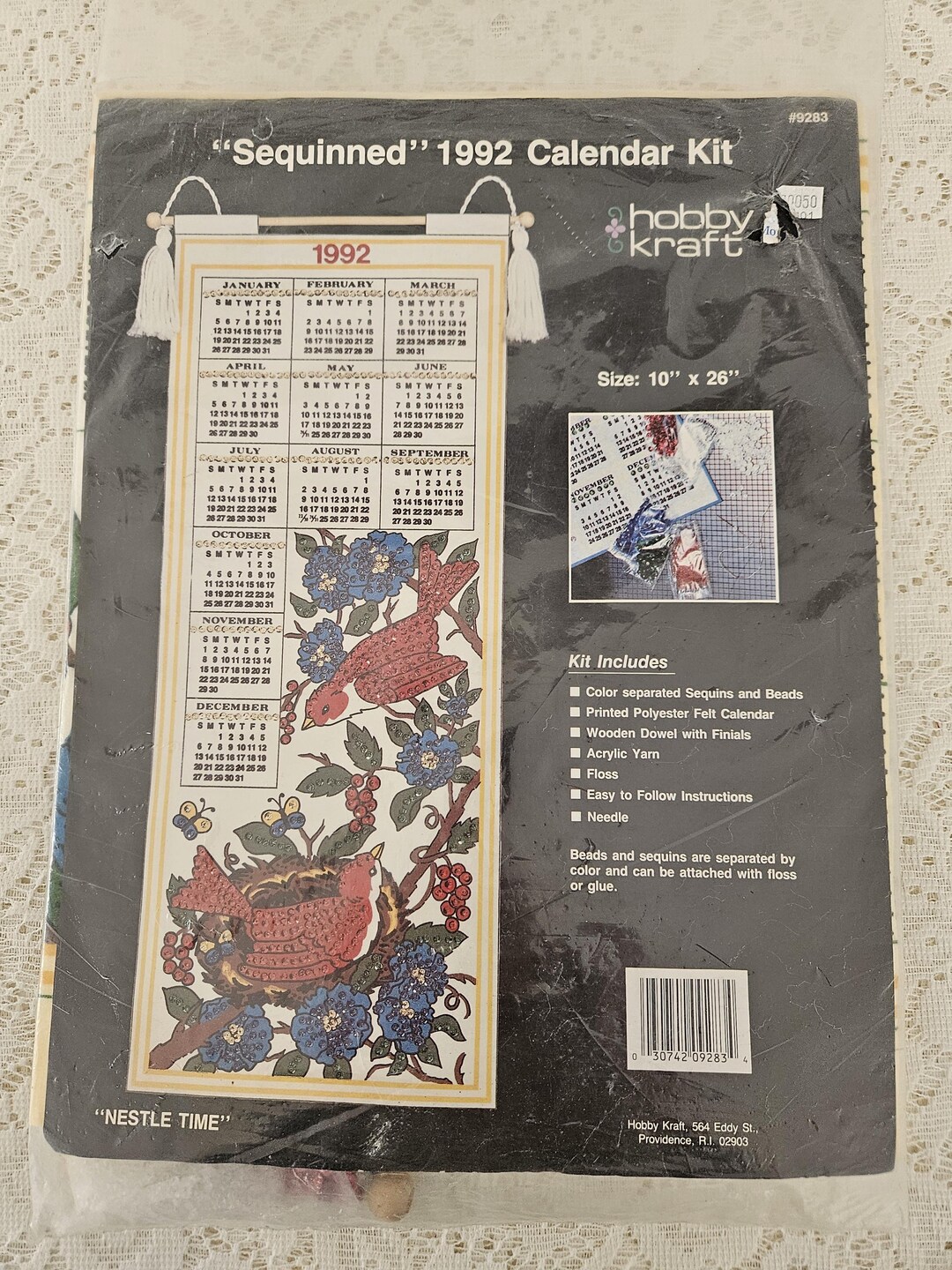 Sequined 1992 Calendar Kit Unopened nestle Time - Etsy