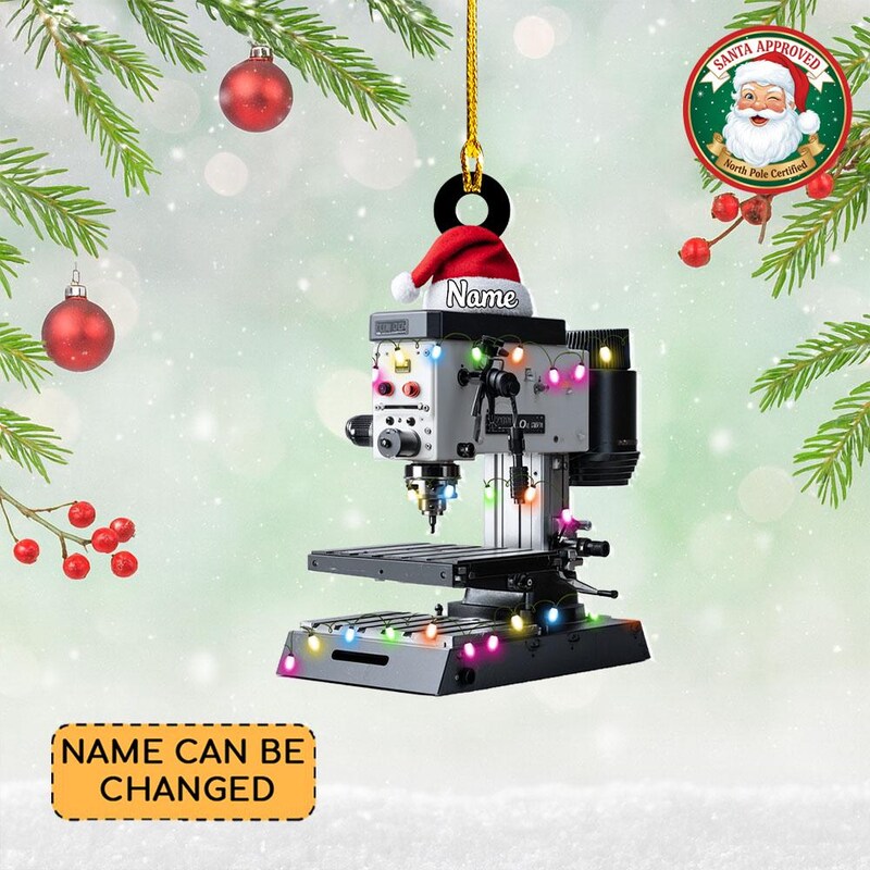Cnc Mill Ornament - Etsy