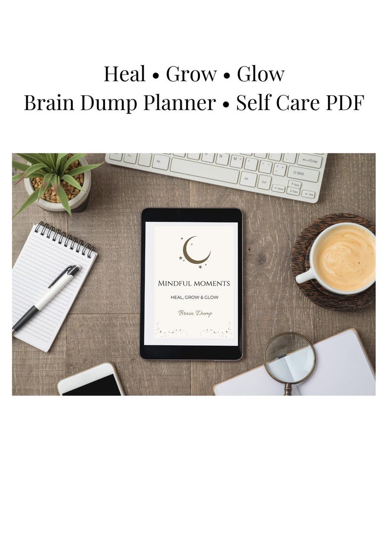 Brain Dump Journal Printable | Mind Clarity Planner | Organise Thoughts ...