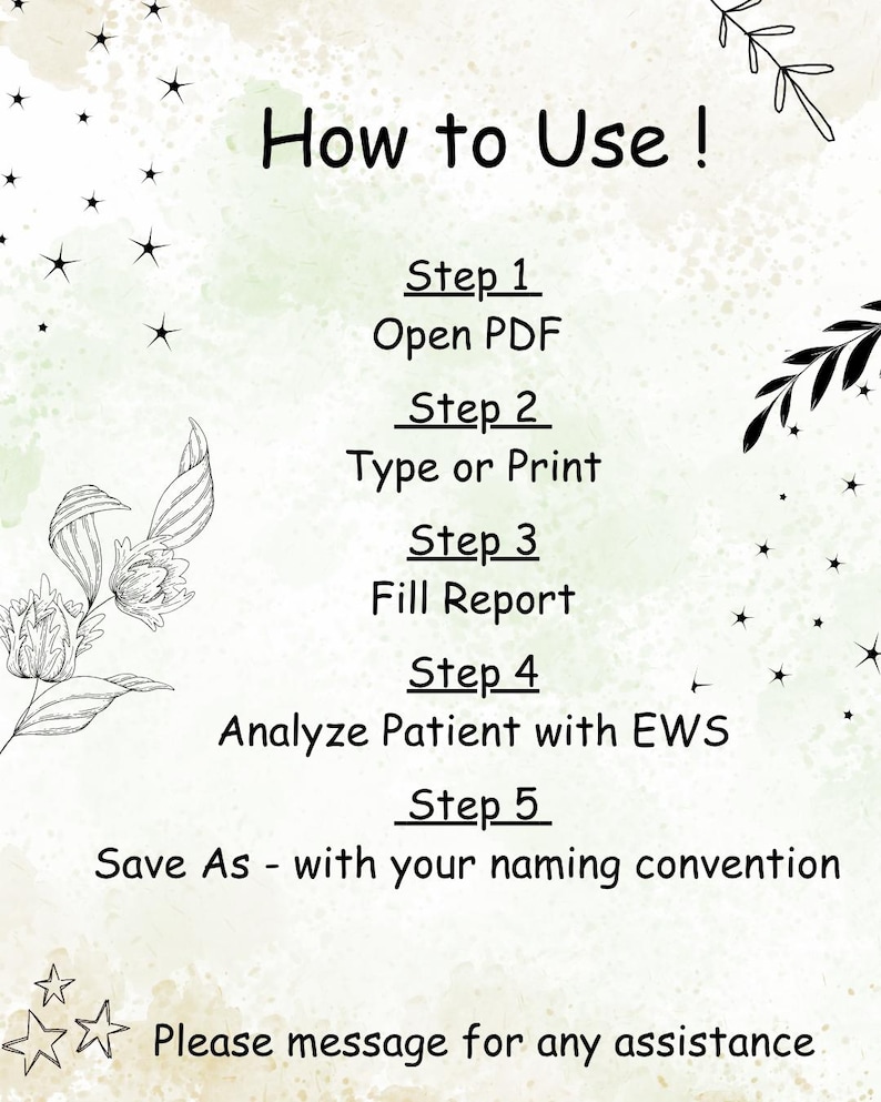 Patient Report Template | Sbar, Mews & Pews Form | Nurse Handoff Notes ...
