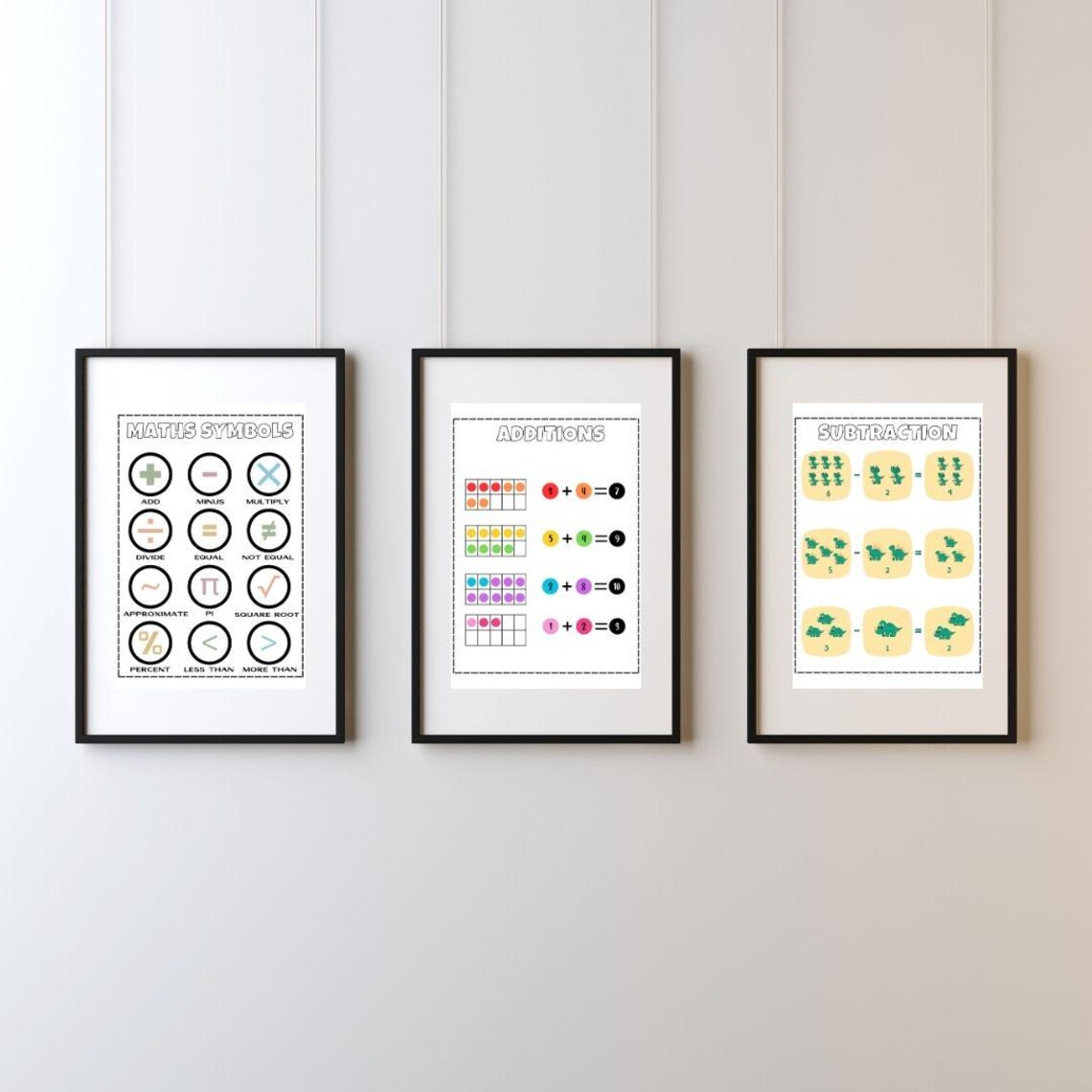 Preschool Learning Posters Bundle | 45 Kids Educational Prints (digital ...