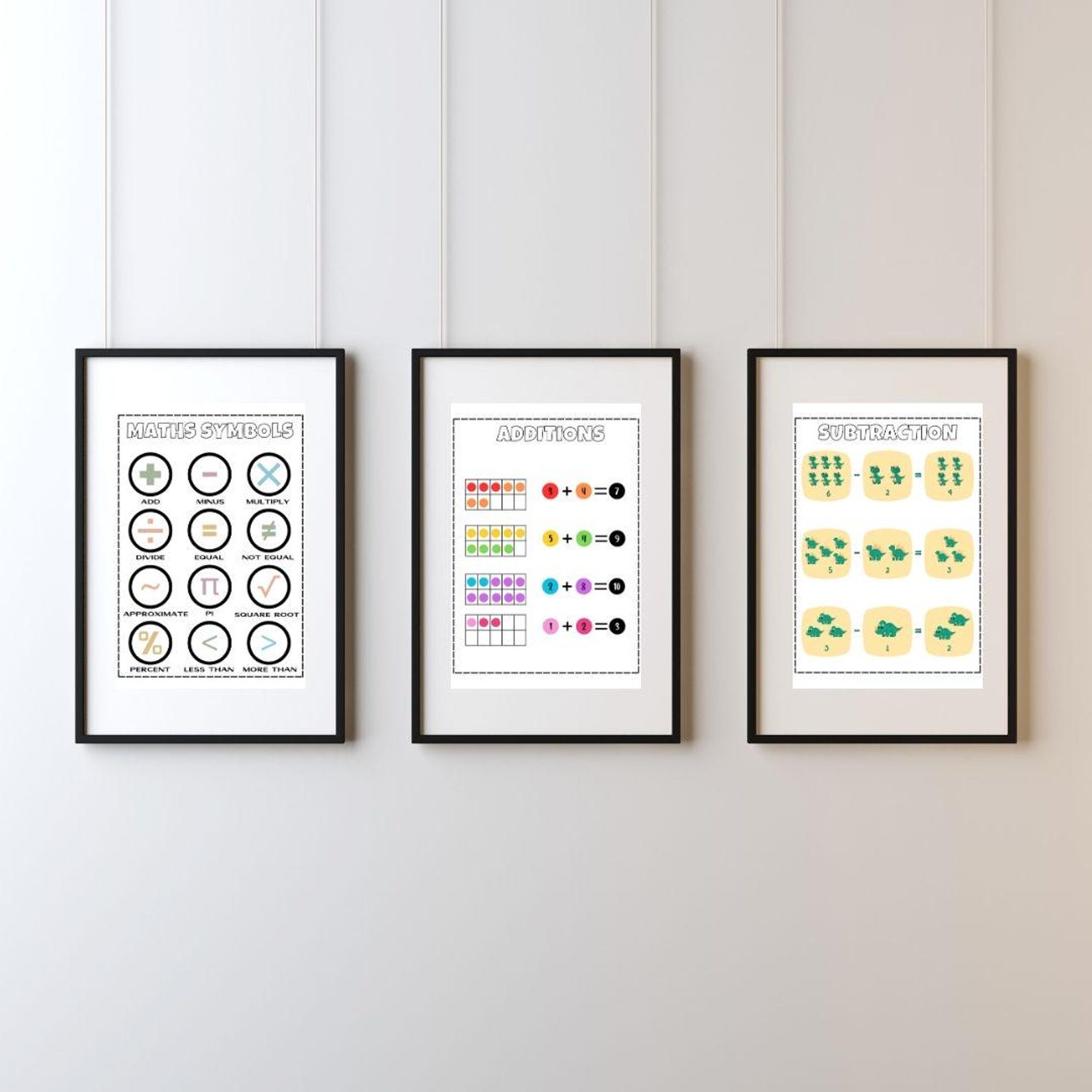 Preschool Learning Posters Bundle | 45 Kids Educational Prints (digital ...