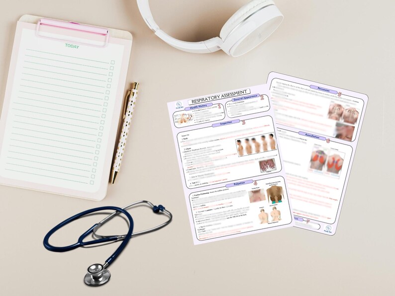 Respiratory Assessment Cheat Sheet: Complete Physical Examination Guide ...