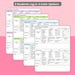School Nurse Visit Log Sheet | Printable & Editable Health Office ...