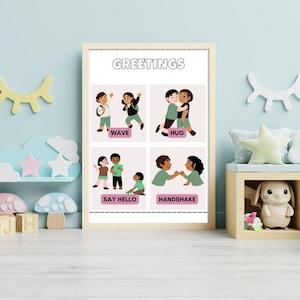 Preschool Learning Posters Bundle | 45 Kids Educational Prints (digital ...